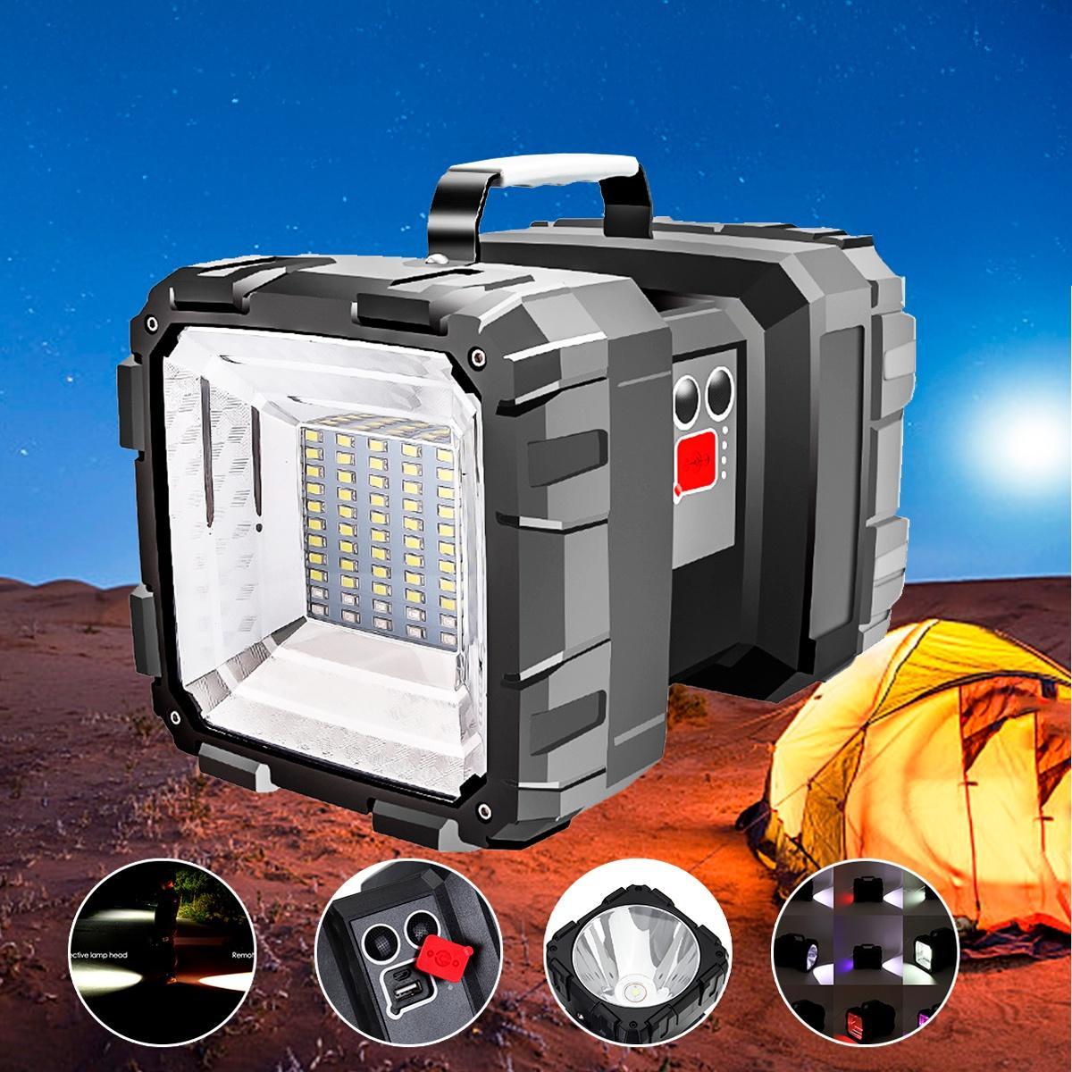 Lanterna Led Multifuncional Tática Recarregável Forte Ultra Pesca ...