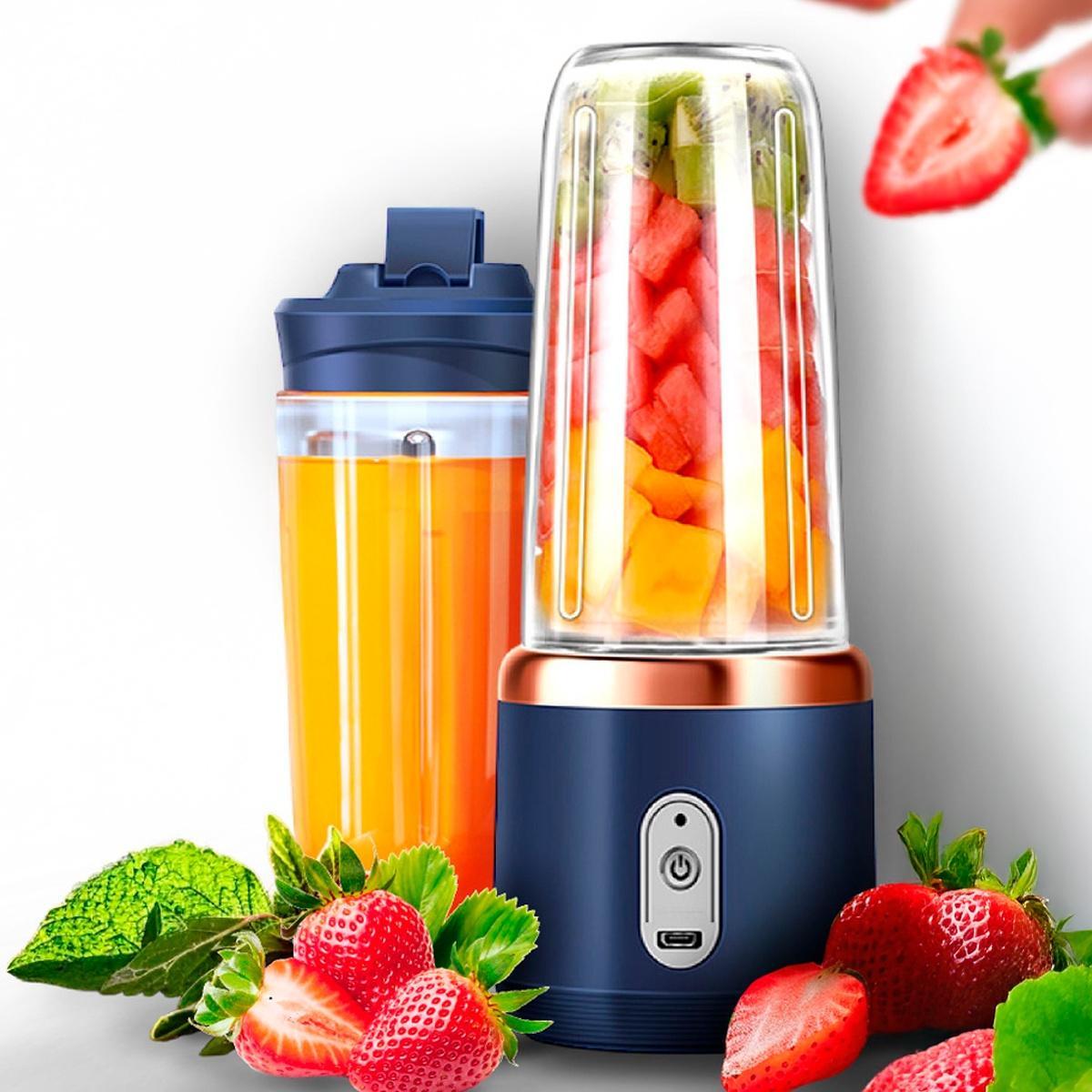 Mini Liquidificador Potente Usb 400ml Para Frutas E Shakes - Carrefour