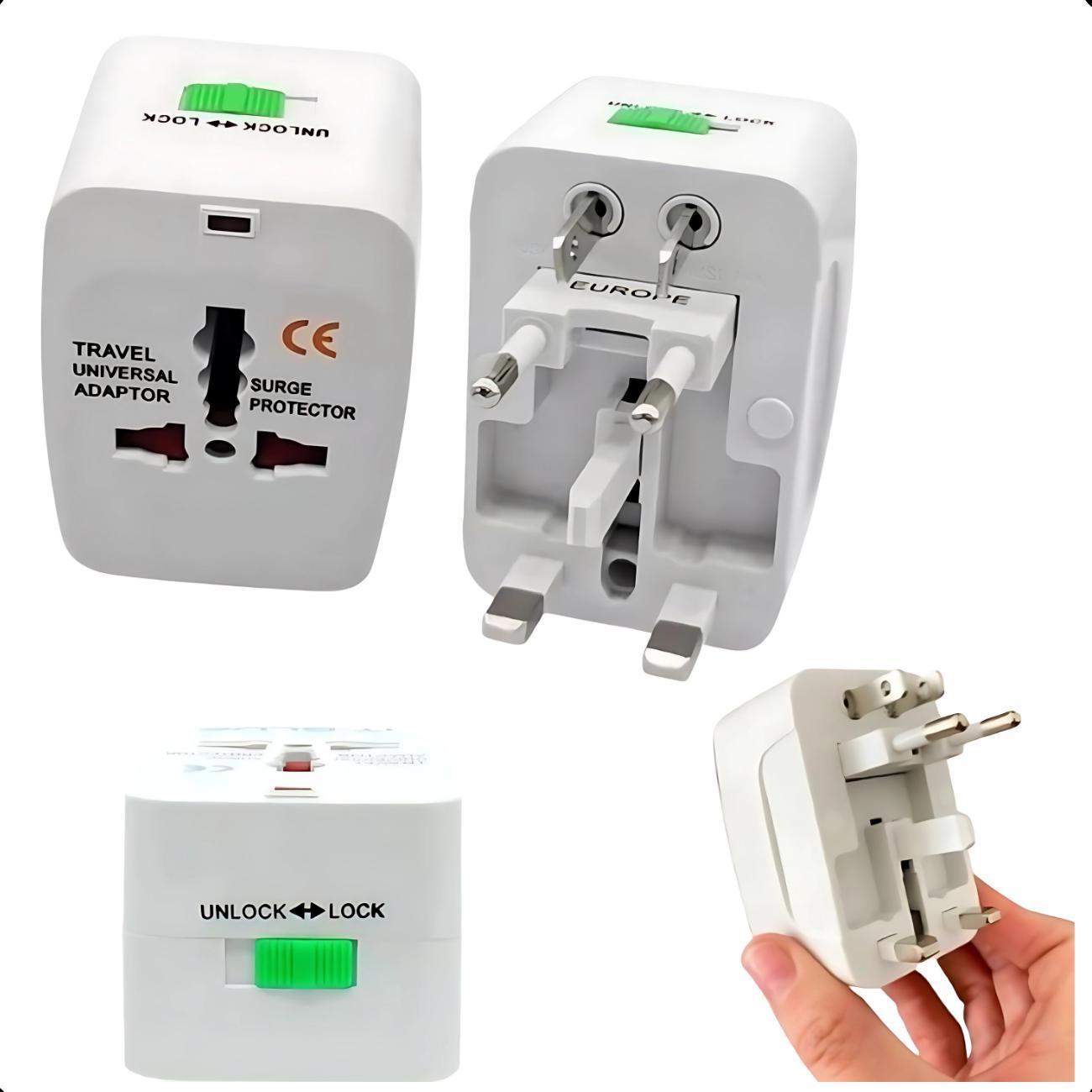 Adaptador Compacto Para Viagens Internacional Bivolt - Carrefour