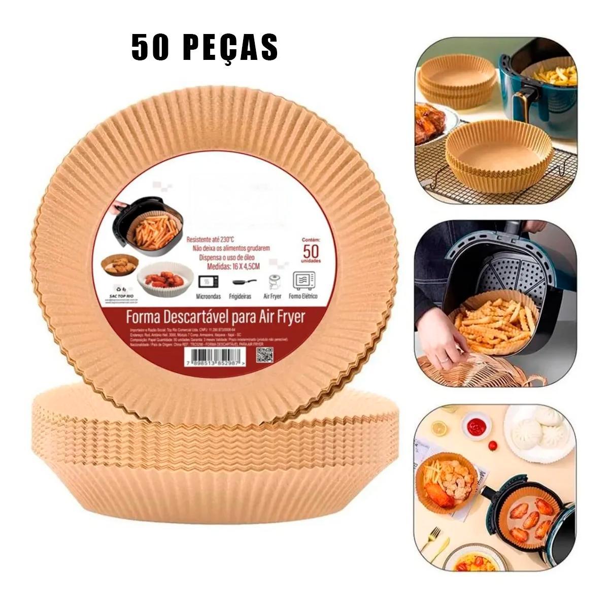 Papel Para Air Fryer Forma Antiaderente Protetor - Carrefour