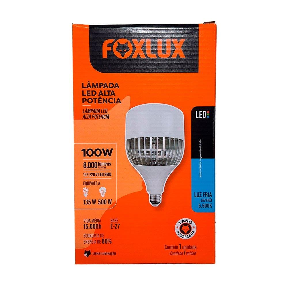 Lâmpada Led Foxlux Alta Potência 100w 6500k E27 - Carrefour
