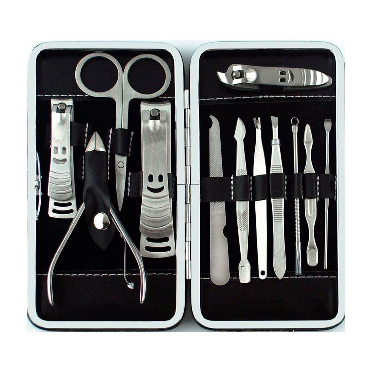 Kit De Unhas Completo Profissional 12em1 Com Pinça E Tesoura - Carrefour