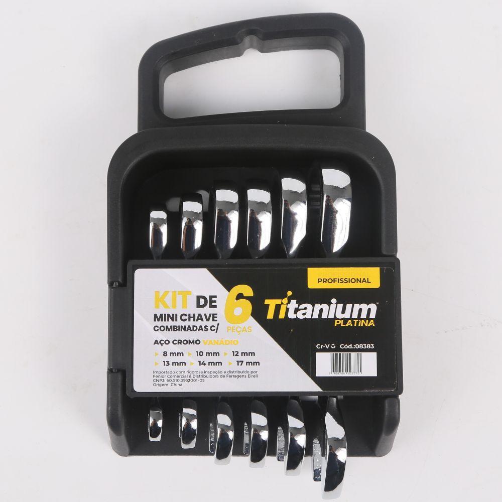 Jogo De Chaves De Boca Combinada 12 Peças 6 A 22mm Titanium - Carrefour