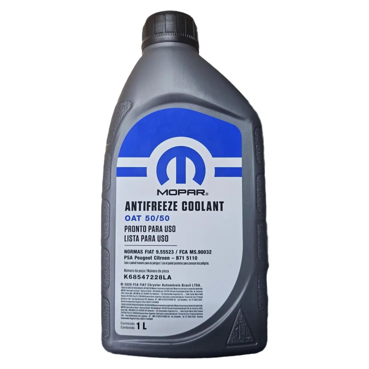 Aditivo Radiador Mopar Antifreeze Coolant Pronto Para Uso 1l Aditivo ...