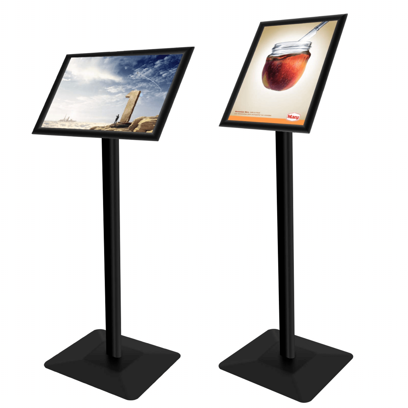 Pedestal Expositor Stand Frame A3 Para Fotos E Poster Publicitário ...