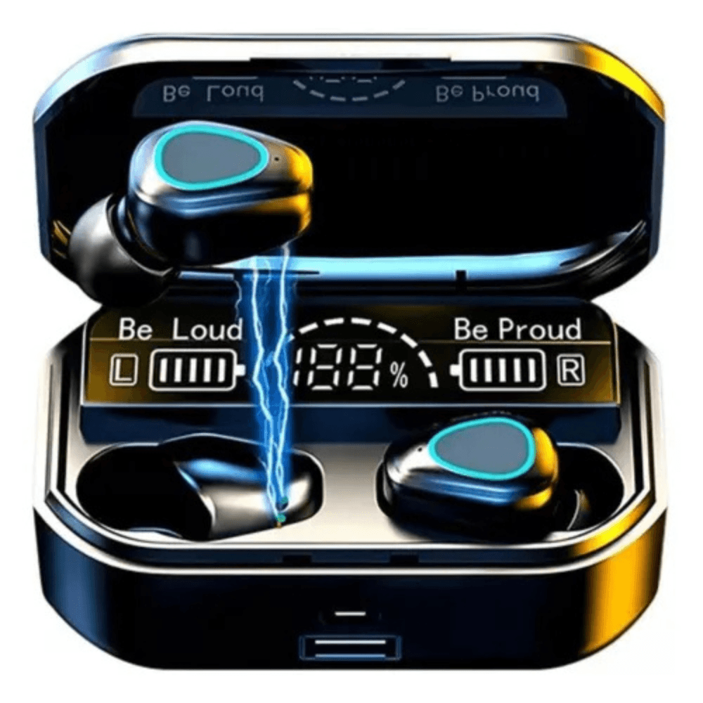 Headphone Sem Fio Black Controle Touch E Power Bank Portátil Integrado ...