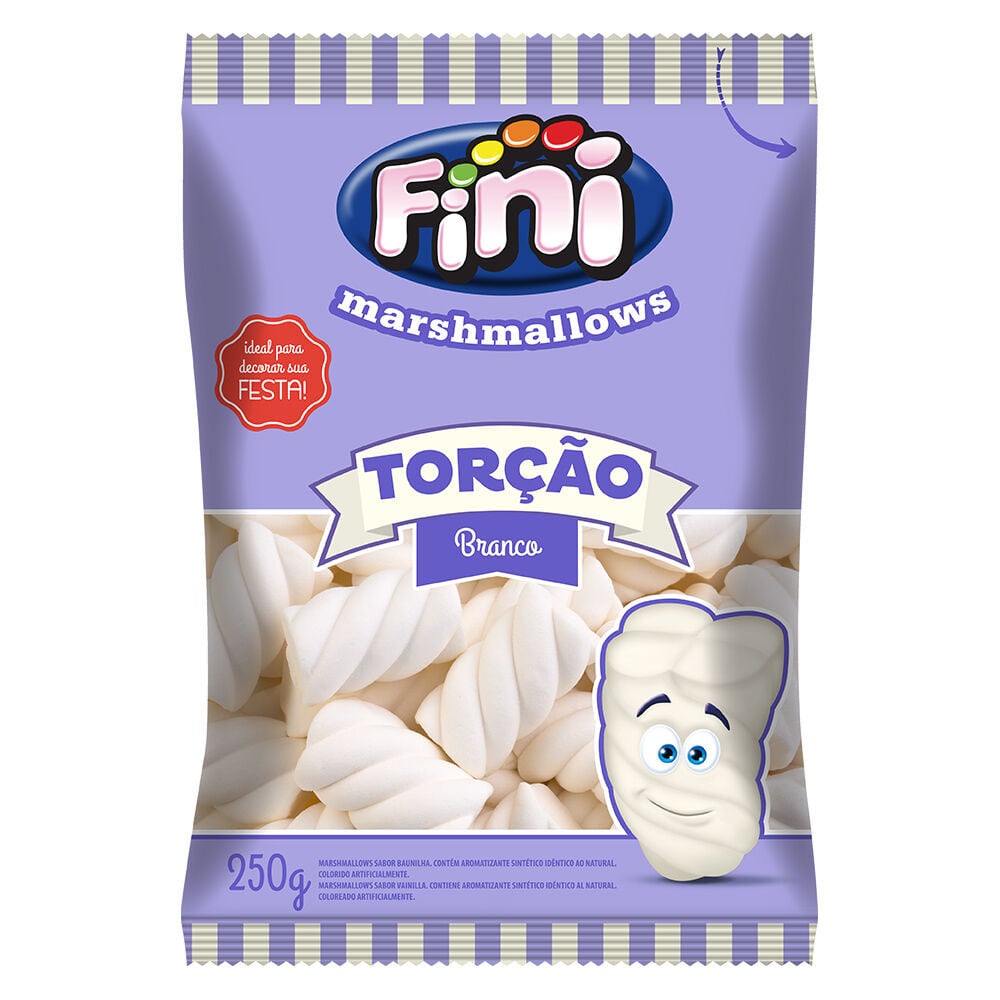 Marshmallows Torcao Branco 250g Fini - Carrefour