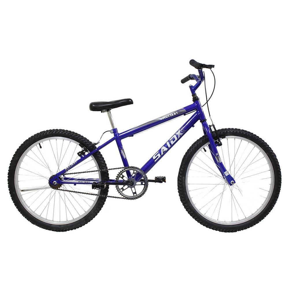 Bicicleta Aro 24 Masculina Mono Sem Marcha Saidx Azul - Carrefour