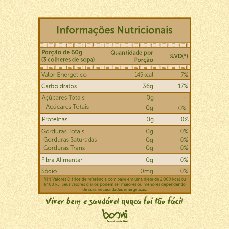 Tapioca Orgânica Sem Glúten Coopernatural 500g - Carrefour
