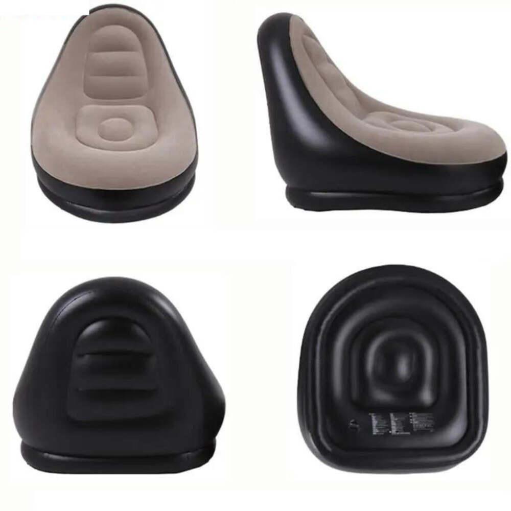 Sofá Poltrona Inflável 2 Em 1 Com Puff Ultra Lounge Portátil Para ...