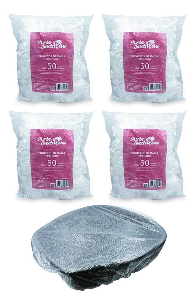 Kit 200 Protetores De Bacia Para Pés Pedicure Descartáveis - Carrefour