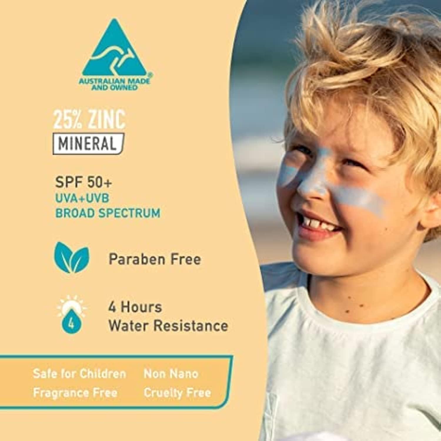 Protetor Solar Em Bastão Sun Zapper, Óxido De Zinco Spf 50+, Pacote Com ...