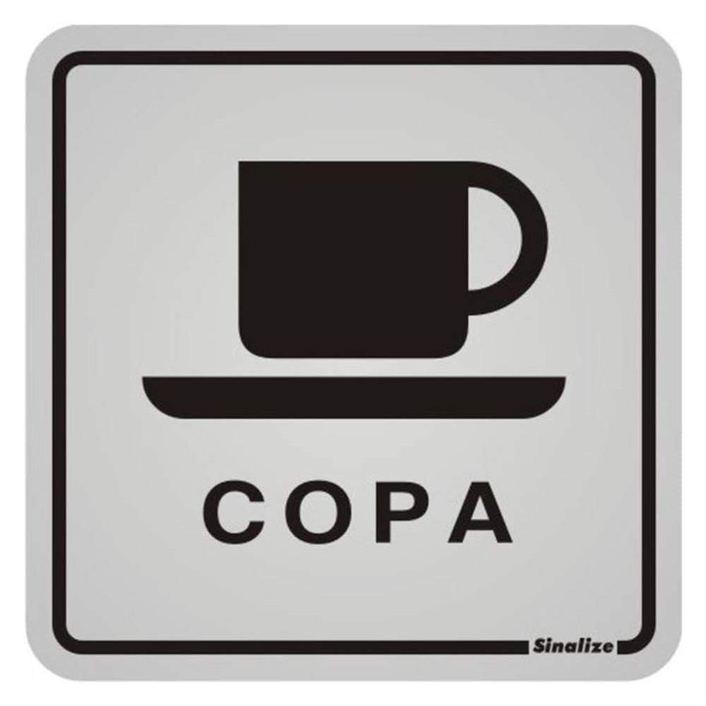 Placa De Alumínio Auto-adesiva 12x12cm Copa - 900 Ao - Sinalize Placa ...