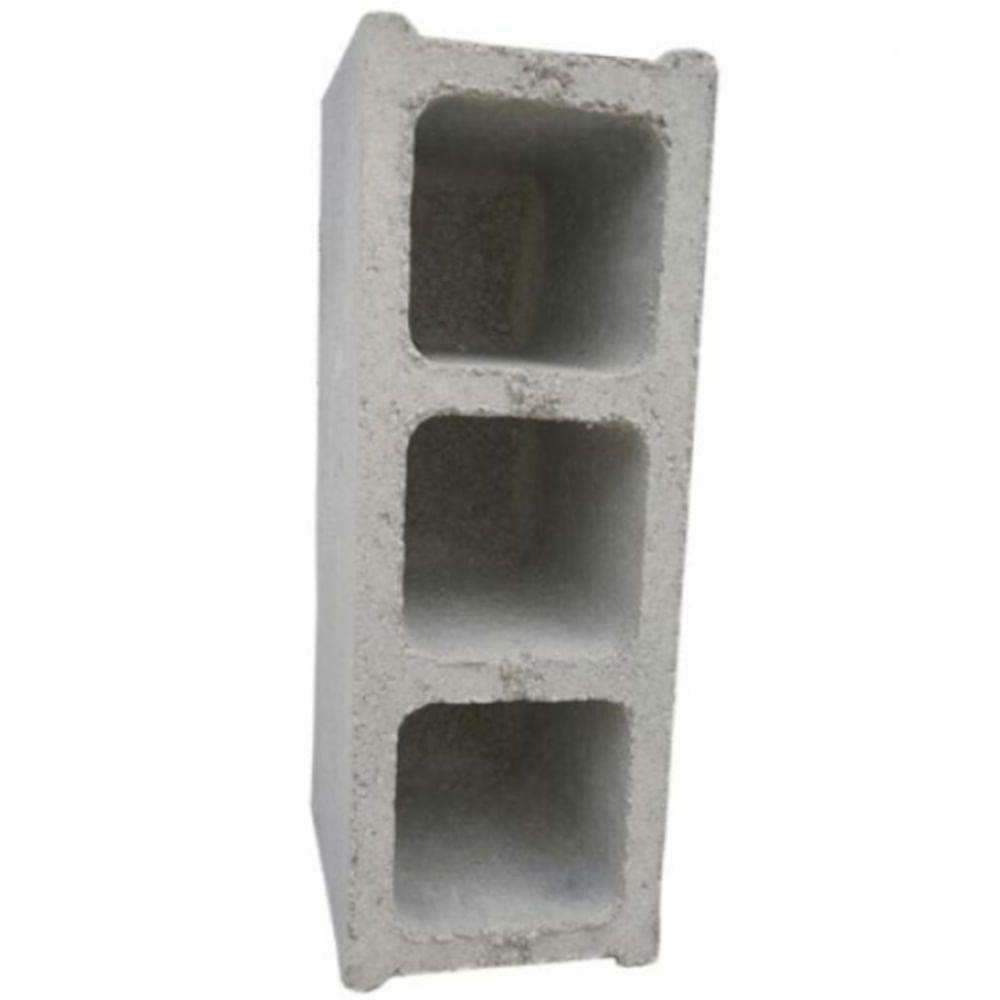 Bloco De Concreto Vedação 14x19x39cm Com Fundo - Vbblocos Bloco ...