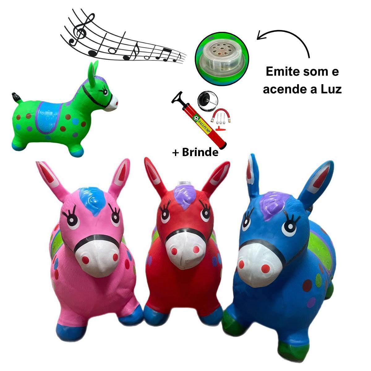 Cavalinho Upa Upa Inflavel Pocoto Brinquedo + Bomba - Carrefour