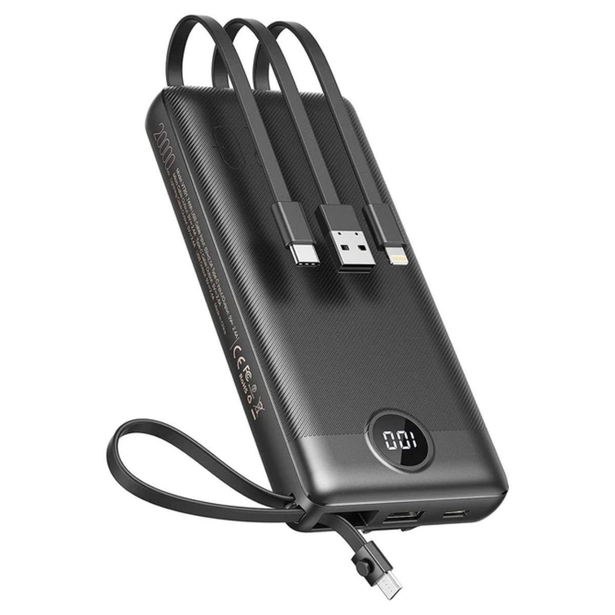 Power Bank 10000mah 4 Entradas Turbo - Entrega Rápida - Carrefour