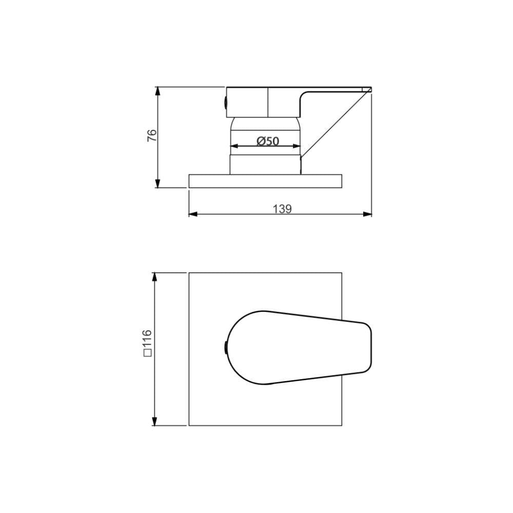 Acab. Monoc. Chuv/ducha Hig Base 1/2 Docol - Alta Pressão De - Carrefour