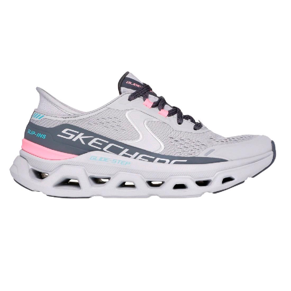 Tenis Skechers Glide-step Altus Cinza/rosa 038 - Carrefour