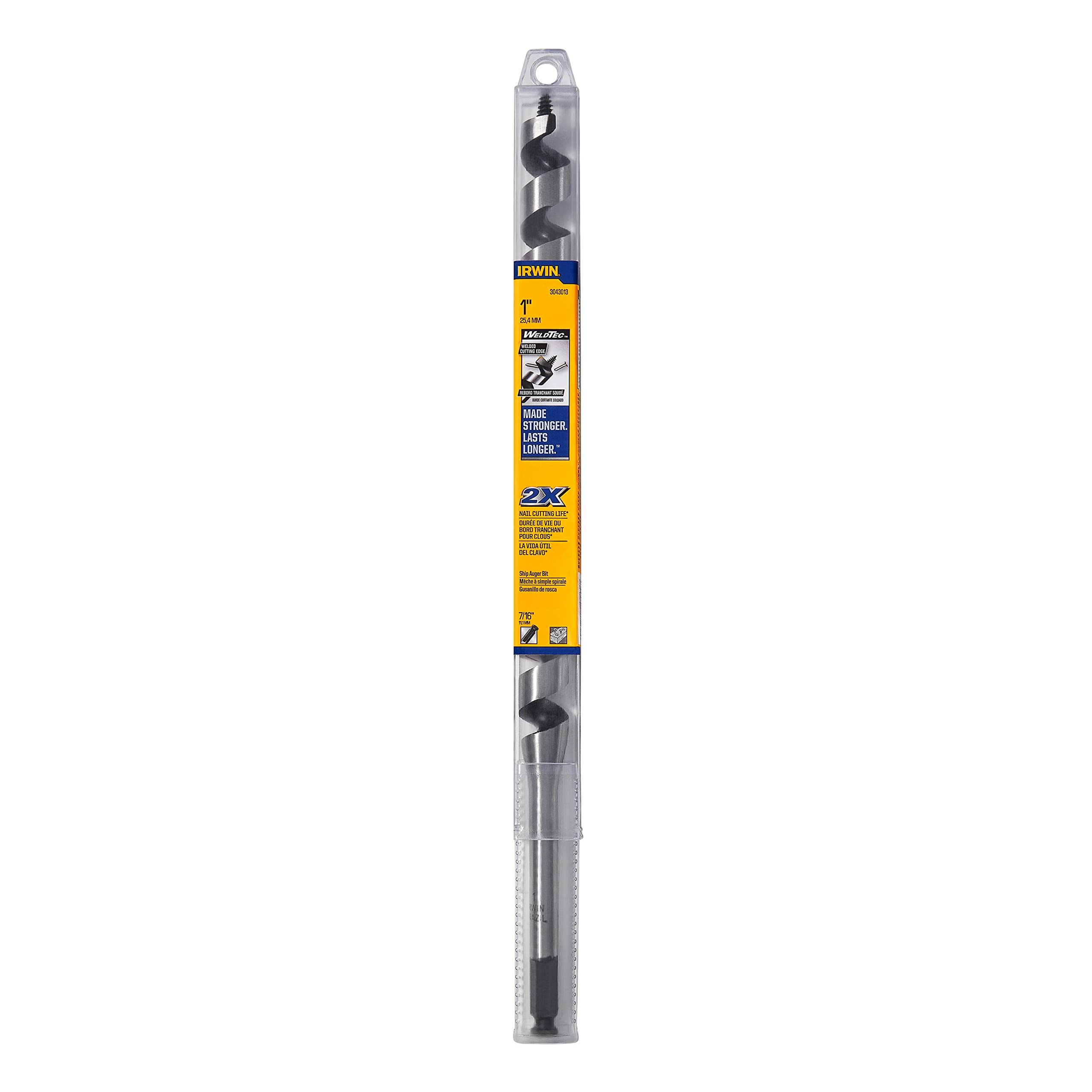 Broca Auger Irwin Weldtec Ship 1x17" (3043013) - Carrefour