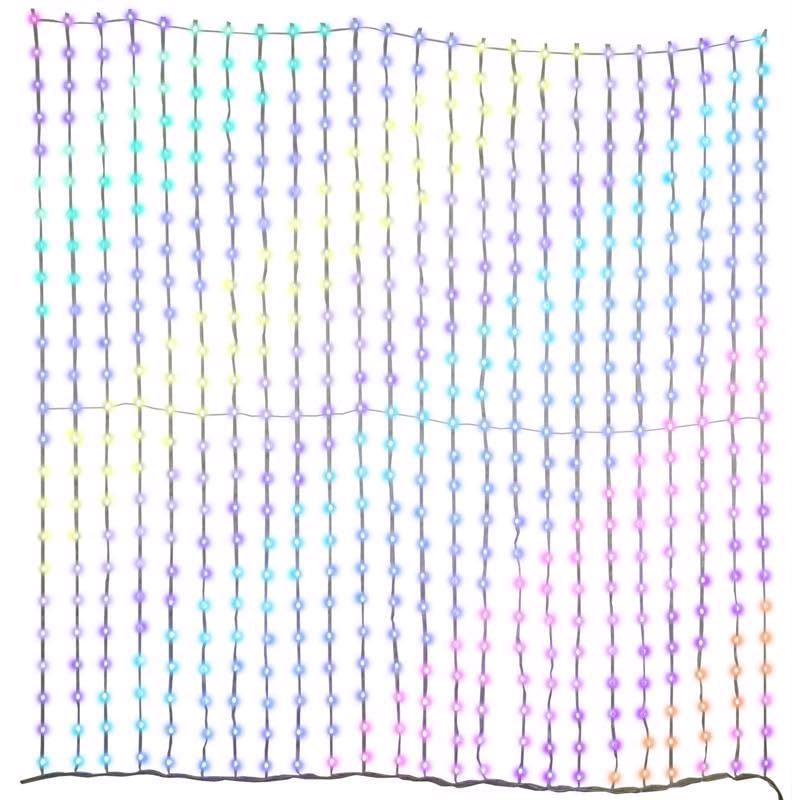 Cortina Digital Rgb De Luces Celebrations 122x122 Cm - Carrefour