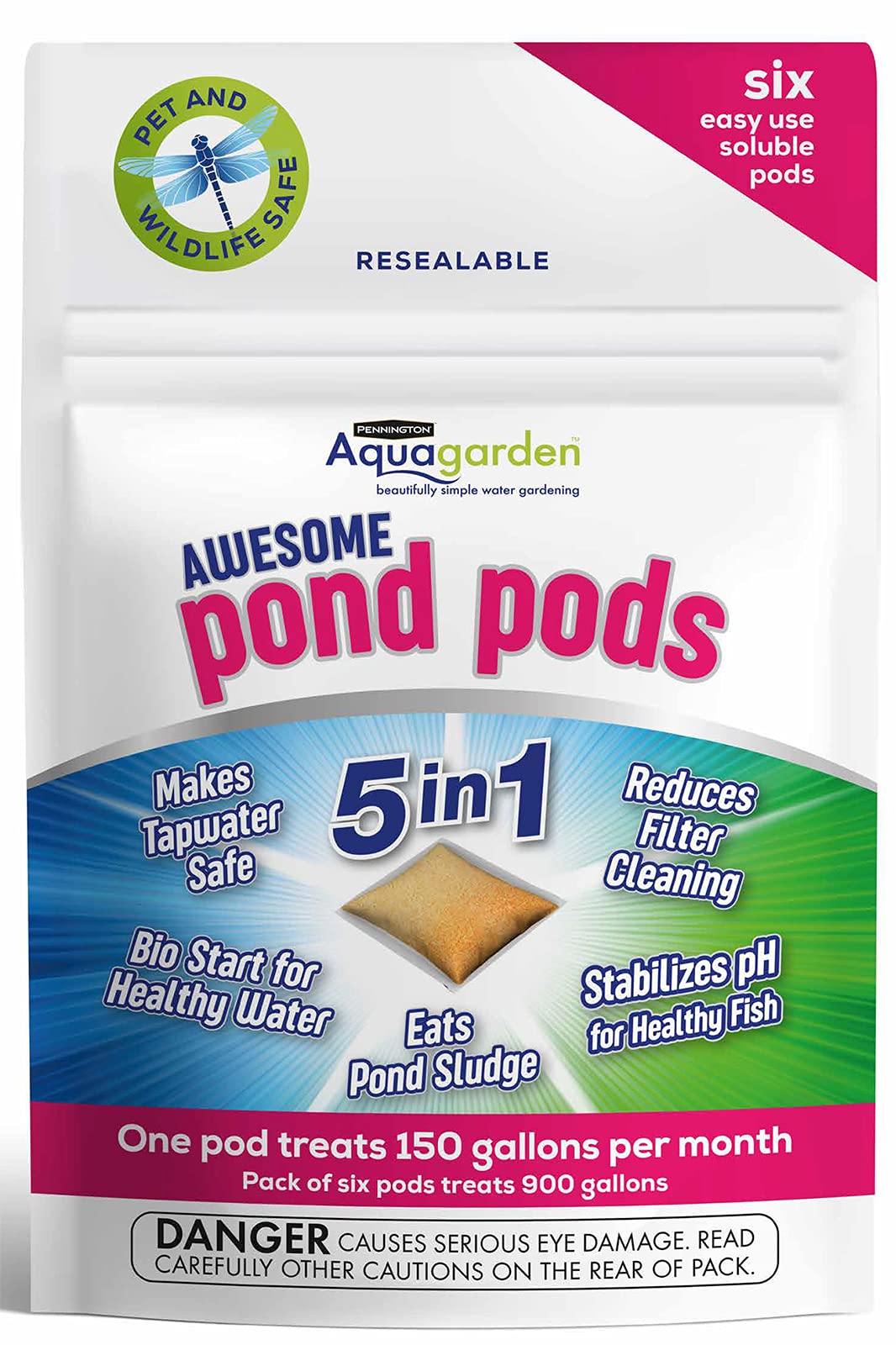 Pond Pods Pennington Aquagarden, Pacote Com 6, Come Lodo - Carrefour