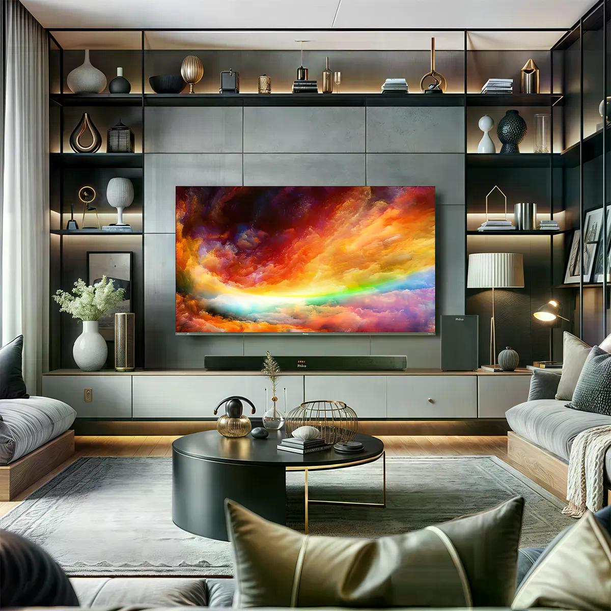 Smart Tv 55" Philco 4k Uhd Led Roku Tv Dolby Audio P55cra - Carrefour