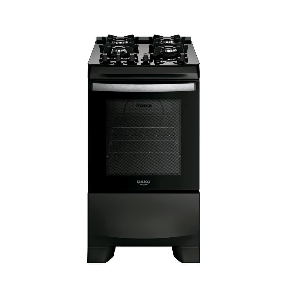 Fogão 4 Bocas Dako Supreme Black Digital Mesa Vidro Bivolt - Carrefour