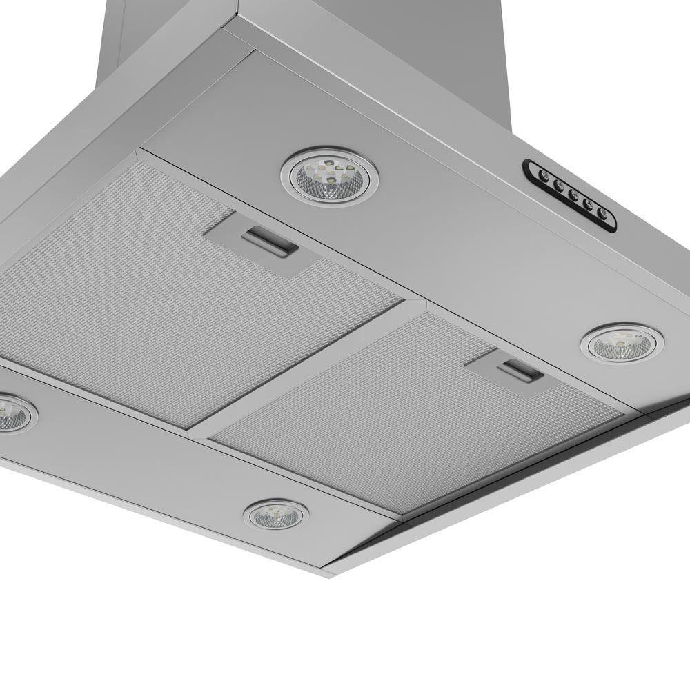 Coifa Ilha 60cm Retangular Terim Inox 110v - Carrefour