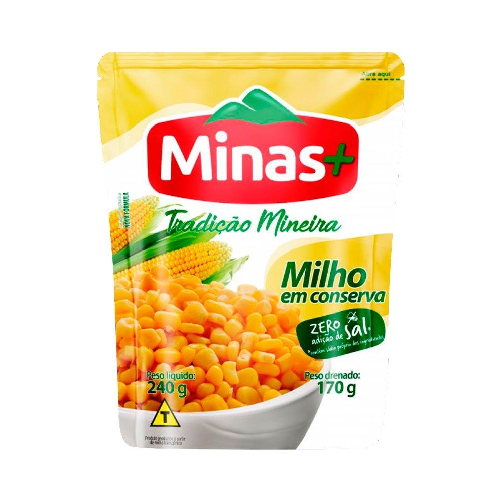 Milho Verde Minas Mais Sachê 170g - Embalagem Com 32 Unidades - Carrefour