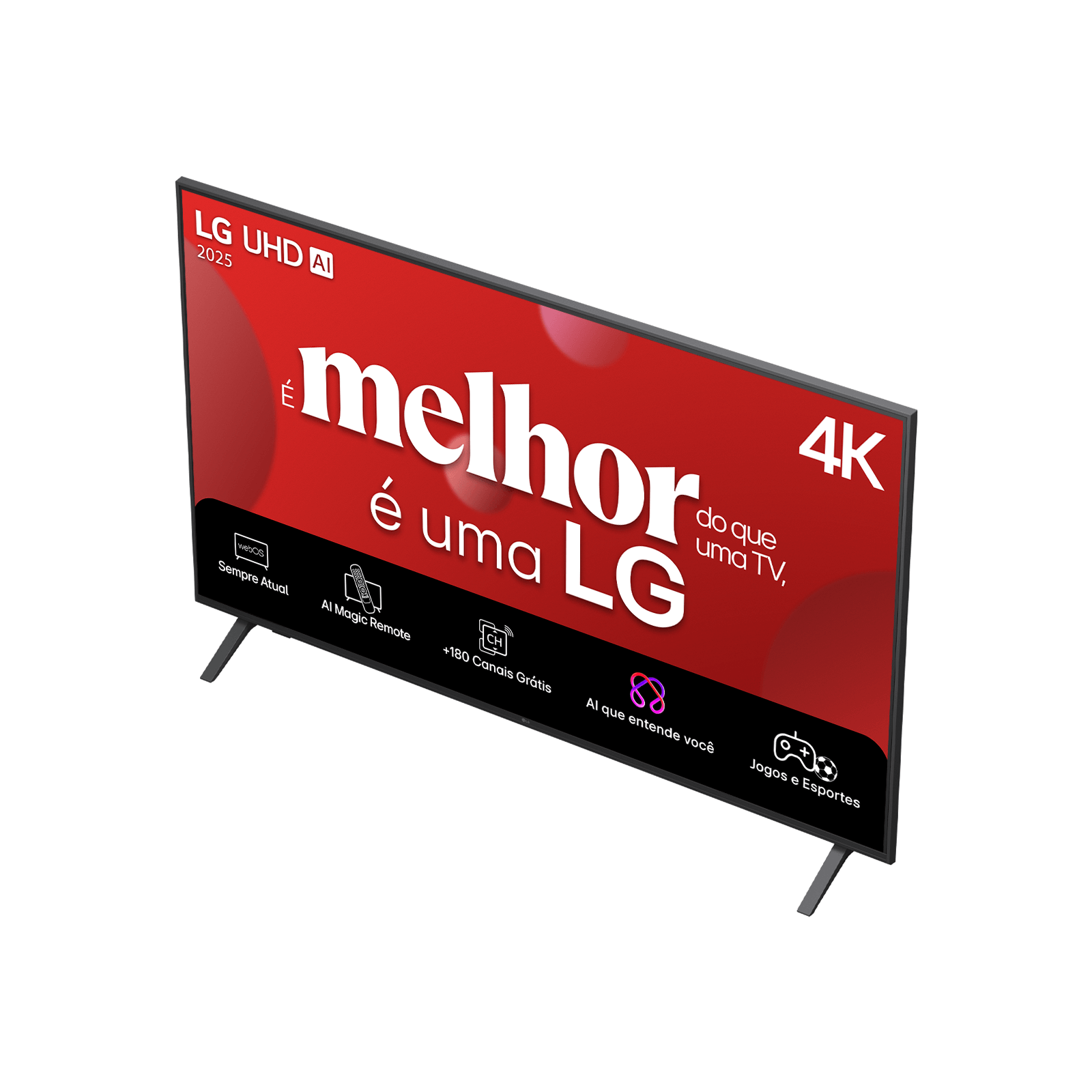 Smart TV 4K 60" LG UHD 60UA8550PSA A7 AI Ger8 4K Super Upscaling Google ...