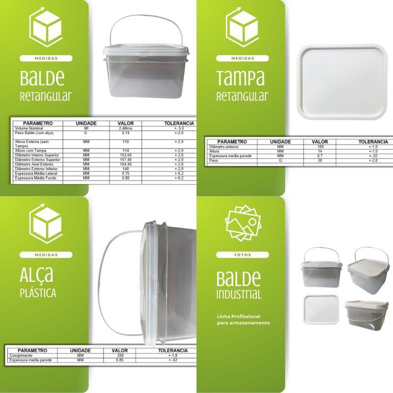 Balde Para Café De 2.4 Litros-kit 10 Pçs - Carrefour