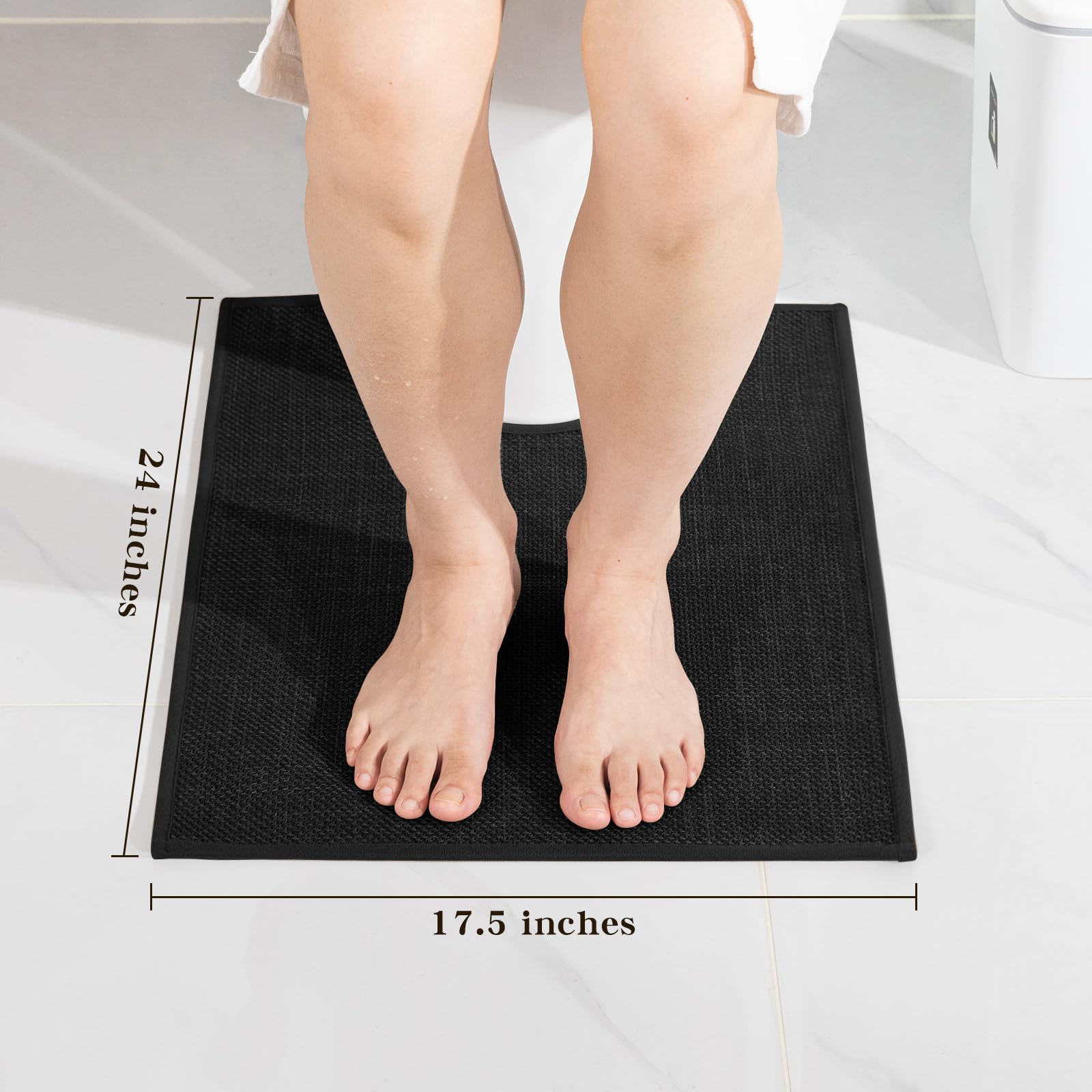 Tapete De Banho Champe Em Forma De U, Ultrafino, Antiderrapante, De ...