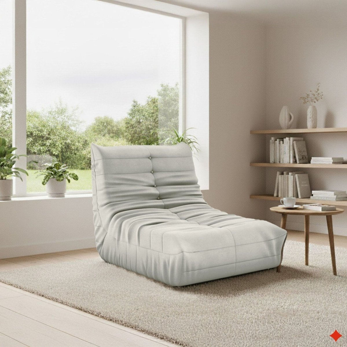 Poltrona A Vácuo Modular Oliver Magic Off White - Carrefour