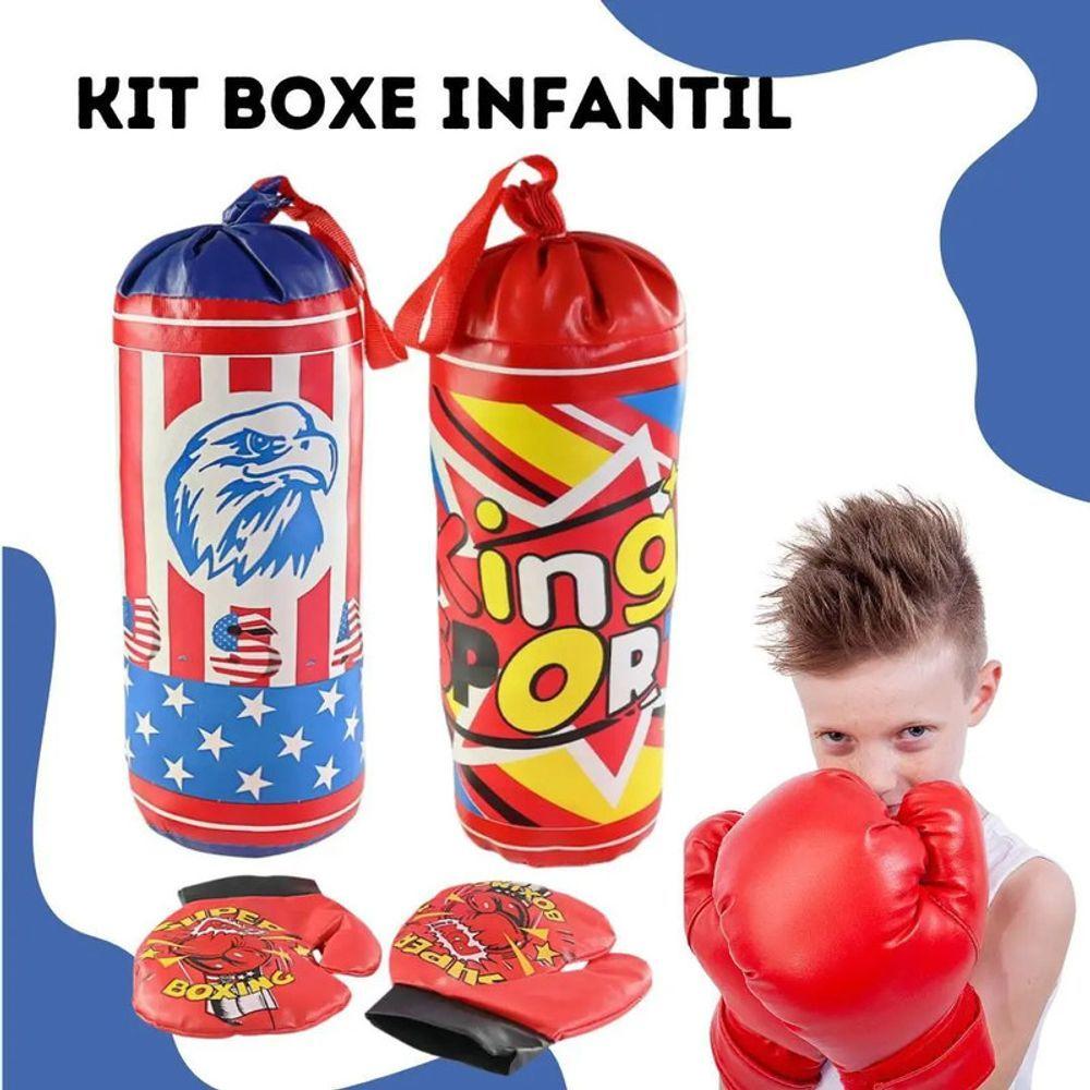 Kit Box Saco Pancada Boxe Com Luvas Brinquedo Infantil Soco - Carrefour