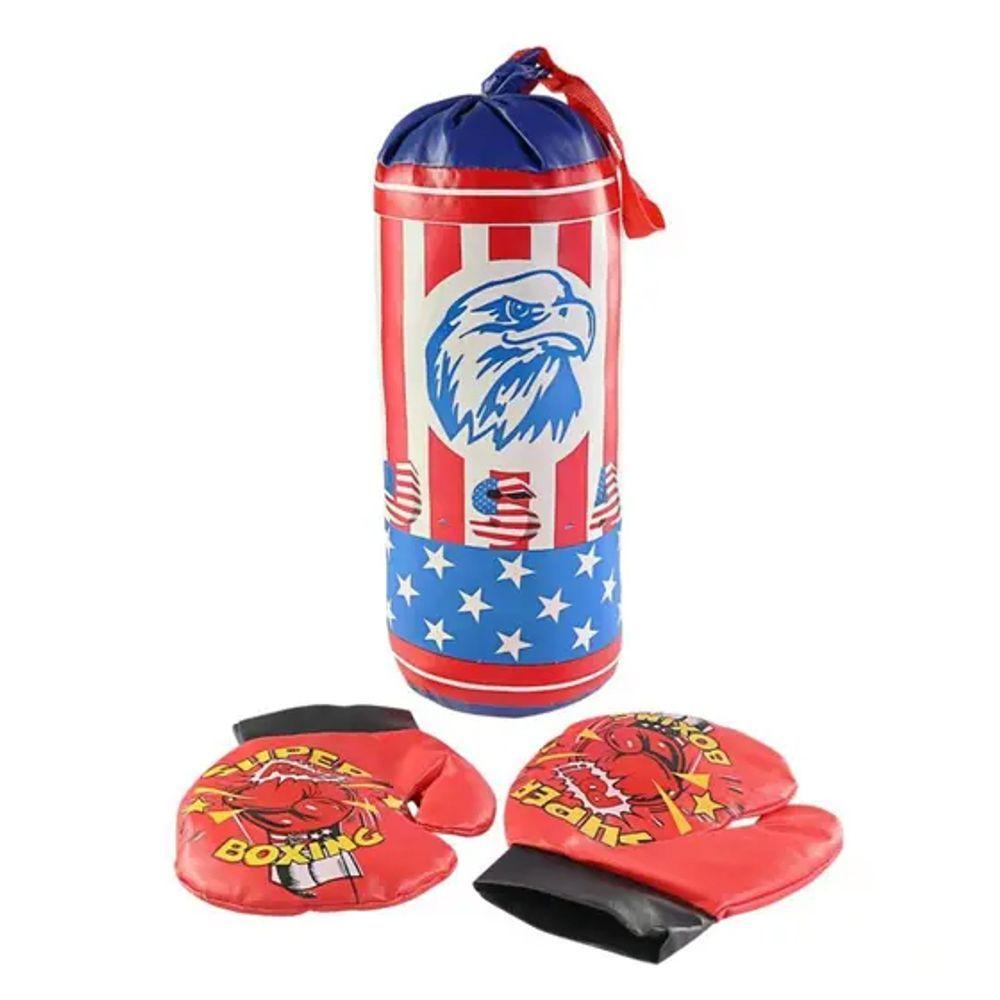 Kit Box Saco Pancada Boxe Com Luvas Brinquedo Infantil Soco - Carrefour