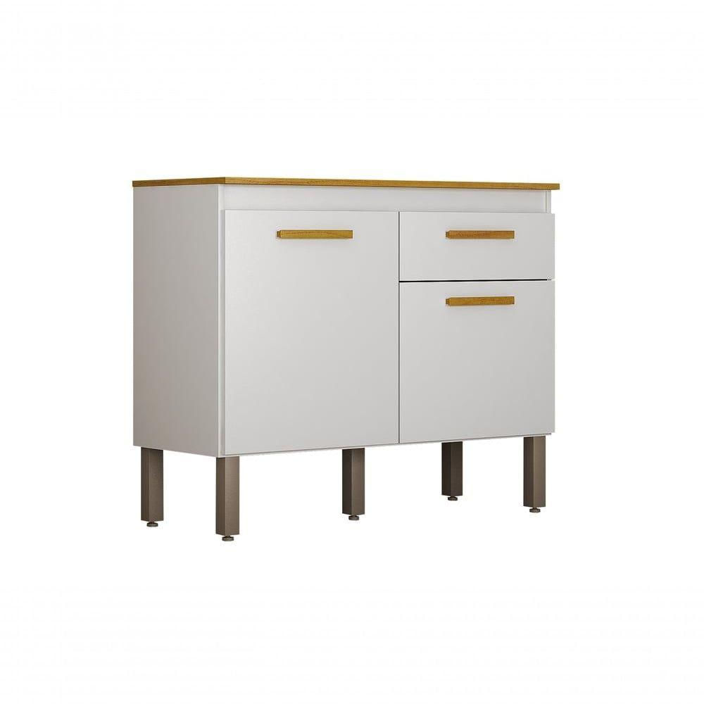 Cozinha Luma 5 Portas Branco/cinamomo Chf - Carrefour