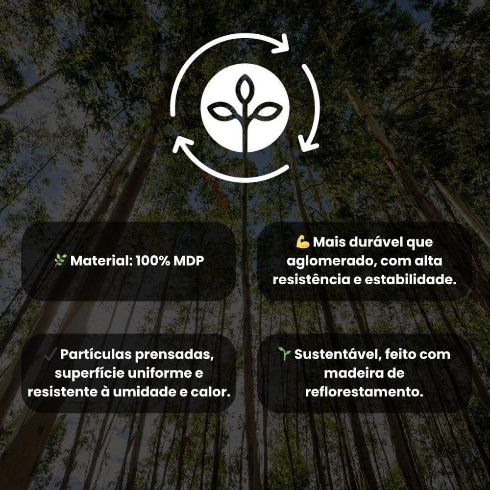 Estante Multiuso Para Livros 183x91cm Mdp Carvalho 0724 Menu Carvalho ...