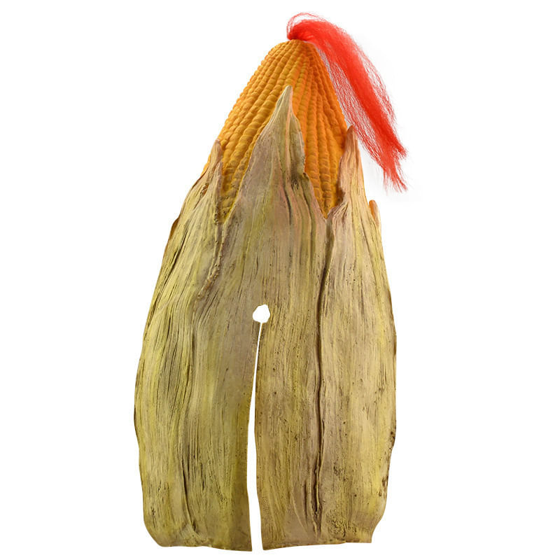 Máscara Scary Corn Realistic Plant Face Halloween Cosplay - Carrefour