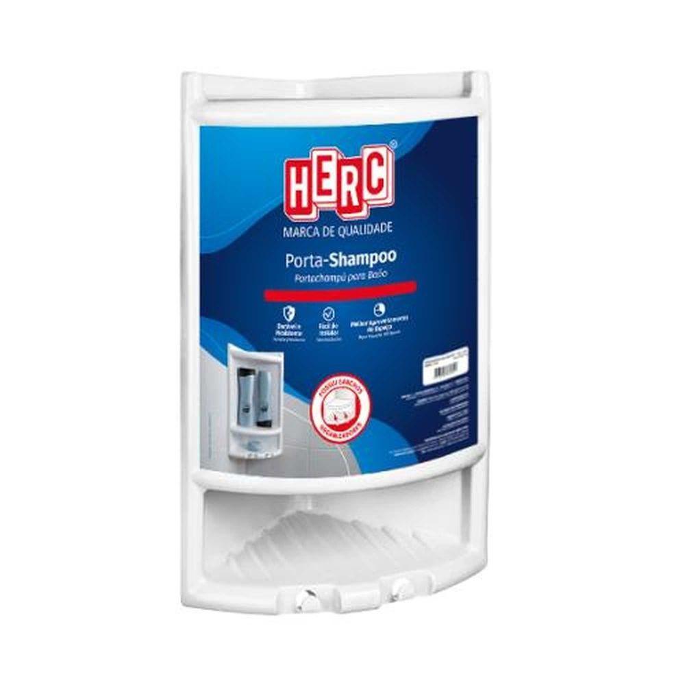 Cantoneira Para Shampoo Branca Plástica - Herc, Organizador De Banheiro ...