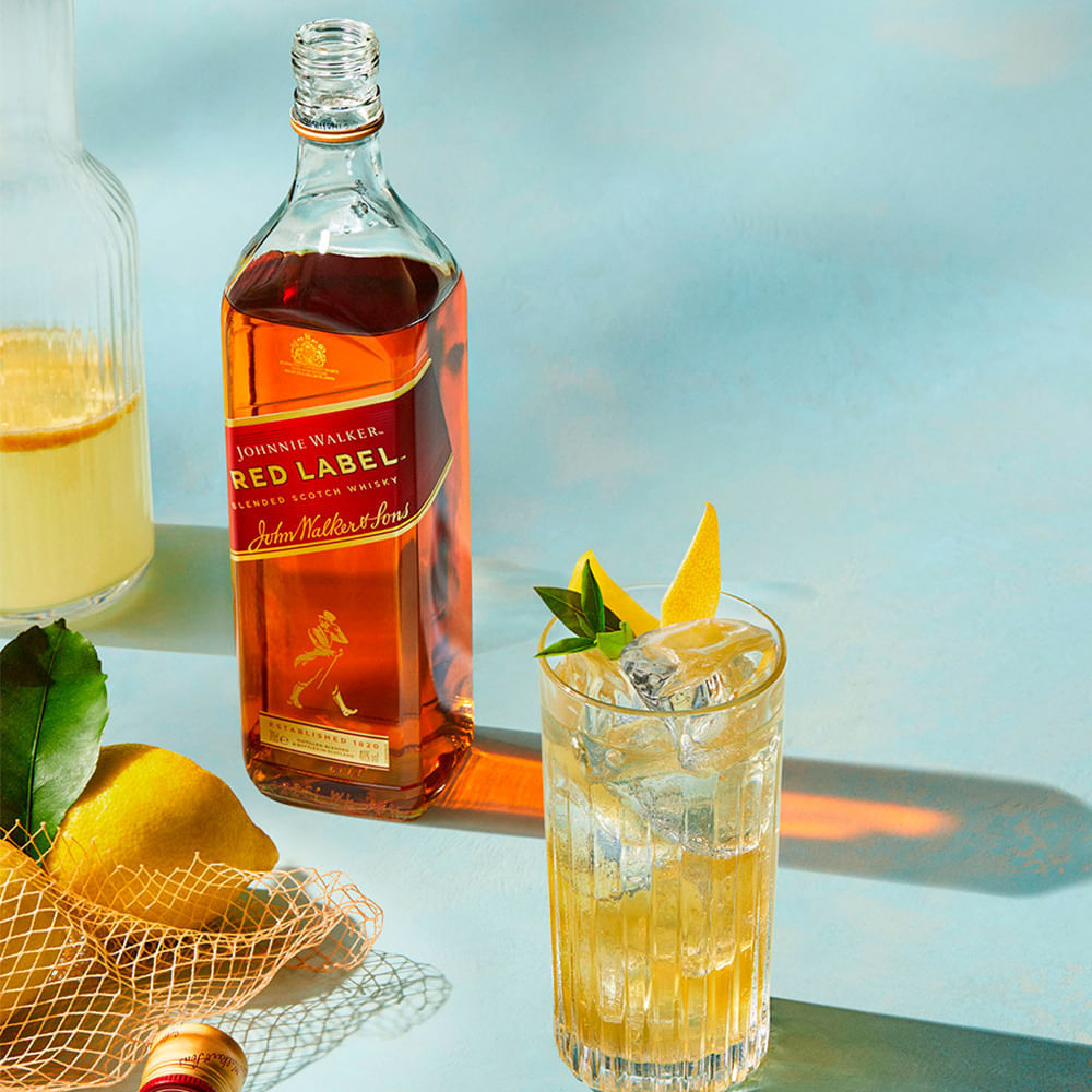 Combo Whisky Johnnie Walker Red Label 1l - 6 Unidades Johnnie Walker ...