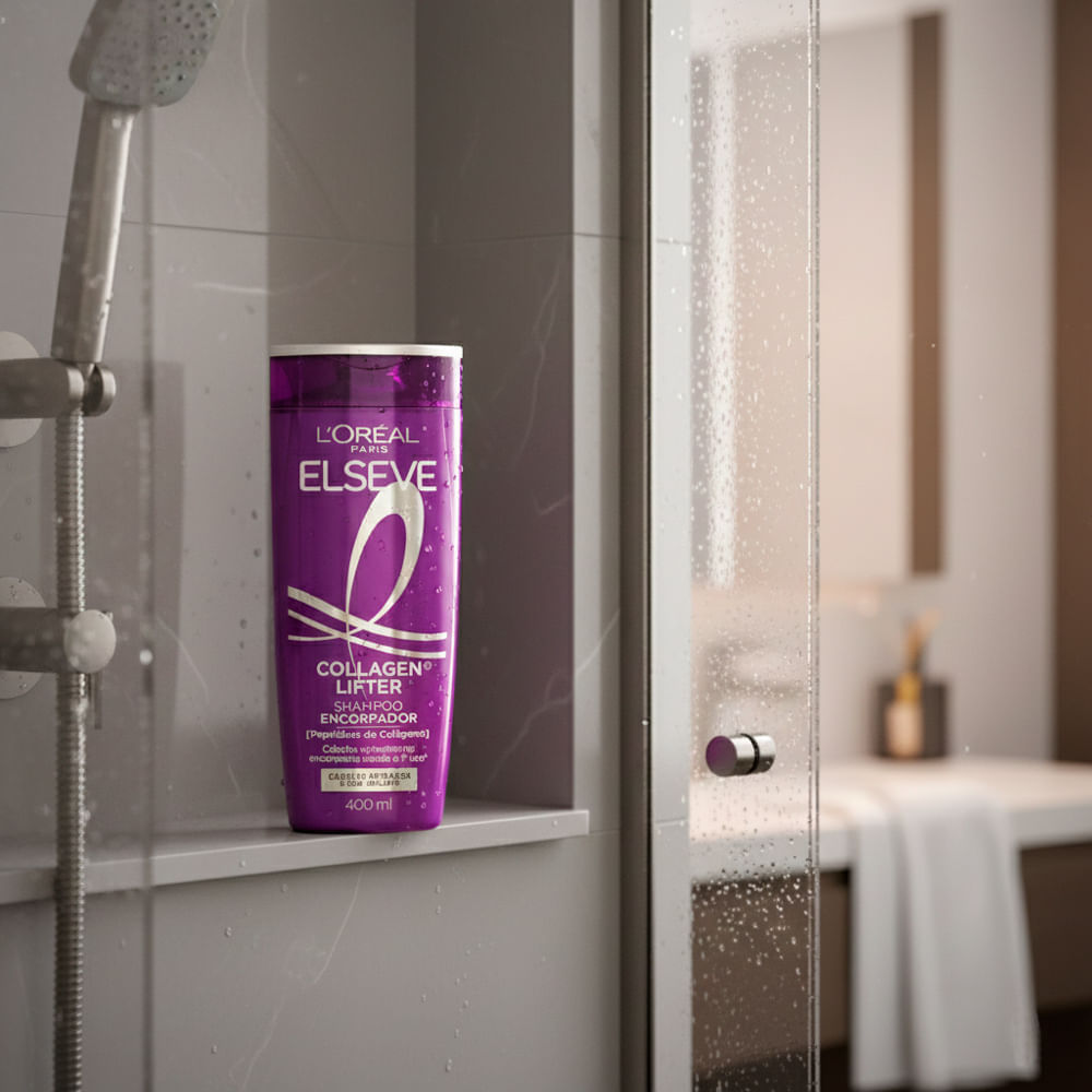 Shampoo Encorpador Elseve L'oréal Paris Collagen Lifter 400ml Elseve ...