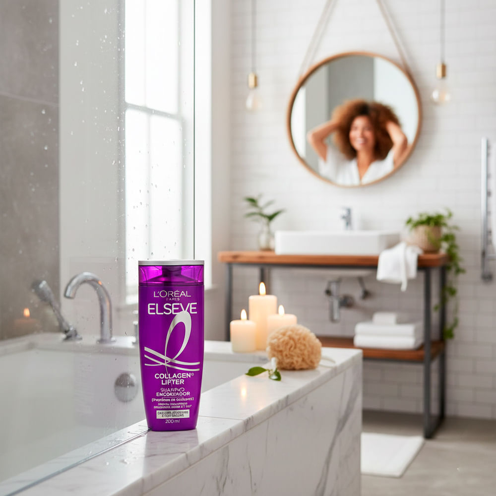 Shampoo Encorpador Elseve L'oréal Paris Collagen Lifter 200ml Elseve ...