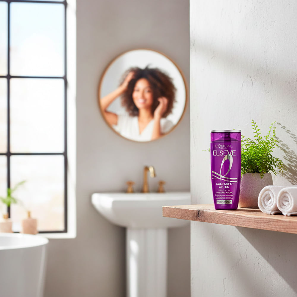 Shampoo Encorpador Elseve L'oréal Paris Collagen Lifter 200ml Elseve ...