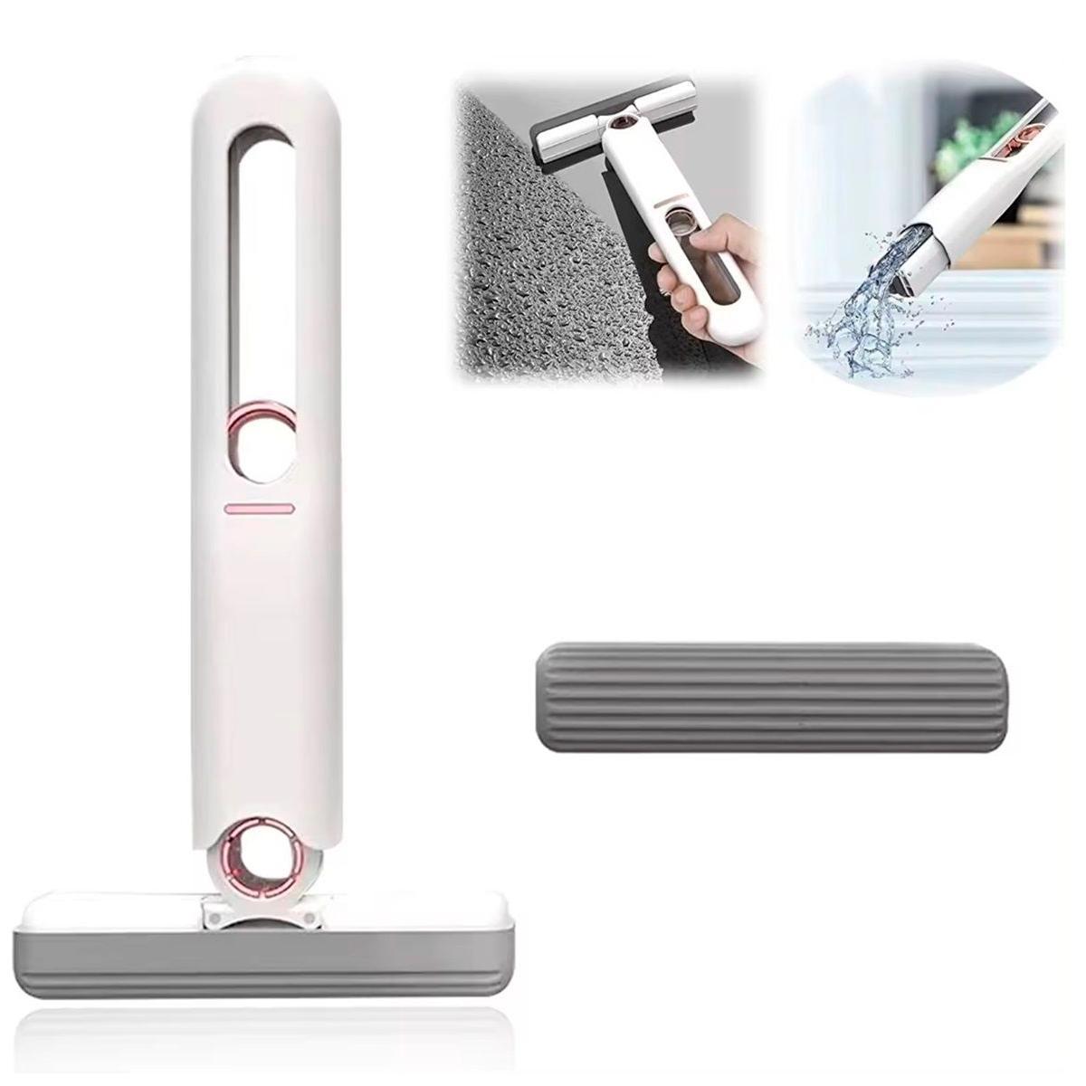 Mini Mop Dobrável Branco Rodo Para Banheiro E Azulejos - Carrefour