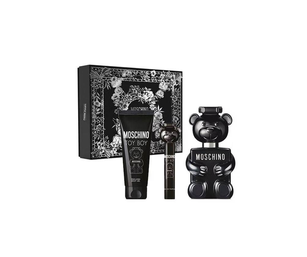 Kit Moschino Toy Boy Edp 100ml + Body Gel 100ml + Edp 10ml - Carrefour