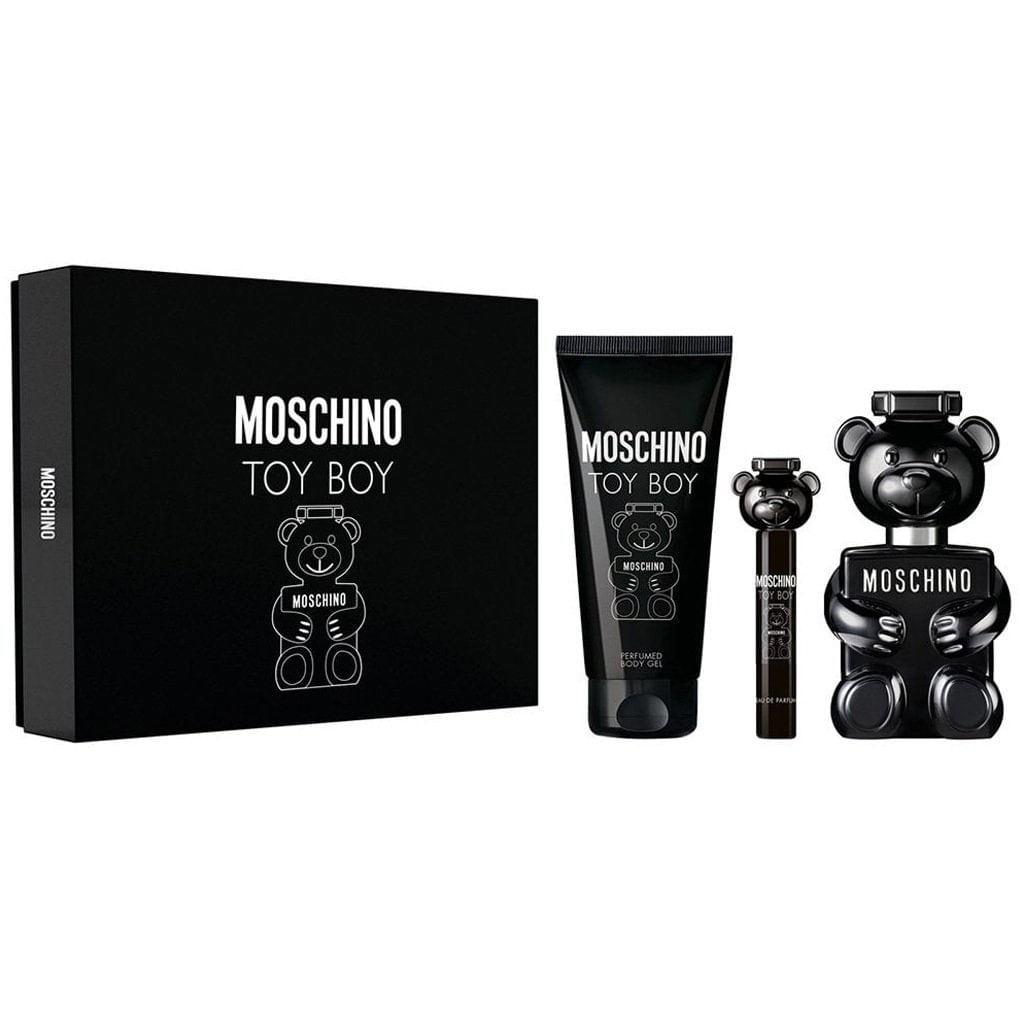 Kit Moschino Toy Boy Edp 100ml + Body Gel 100ml + Edp 10ml - Carrefour