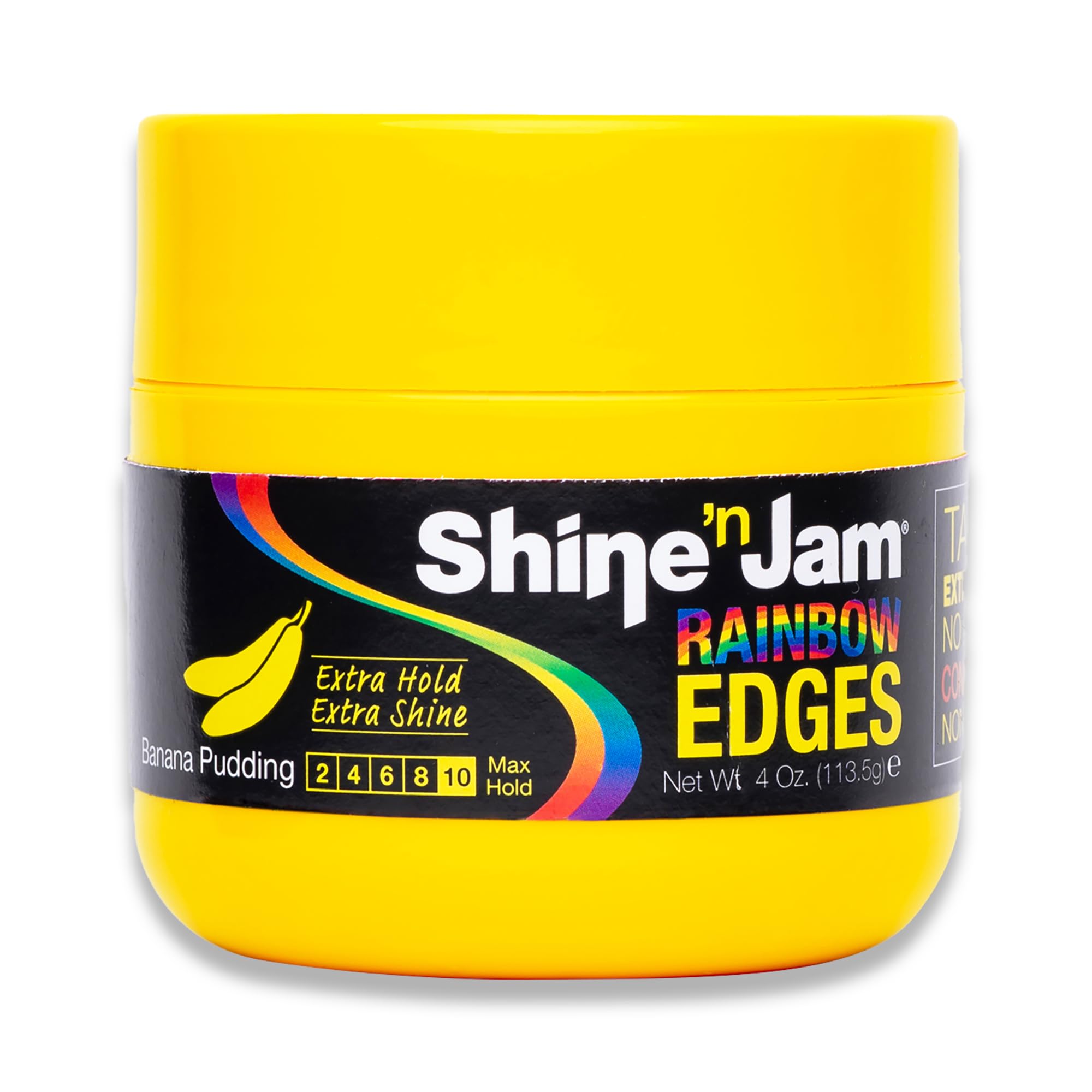 Gel De Cabelo Ampro Shine-n-jam Rainbow Edges 113 Ml Banana - Carrefour