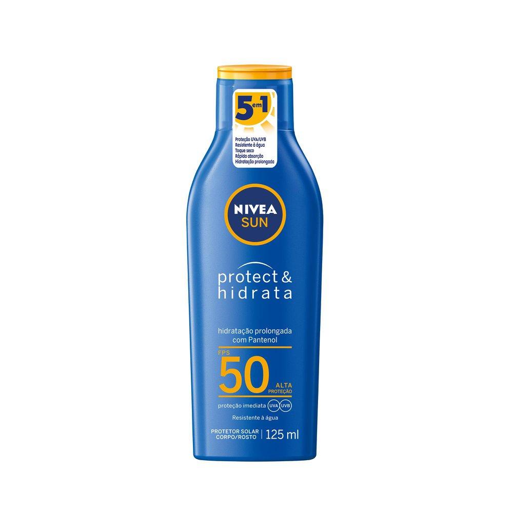 Protetor Solar Nivea Sun Protect & Hidrata Fps 50 125ml - Carrefour