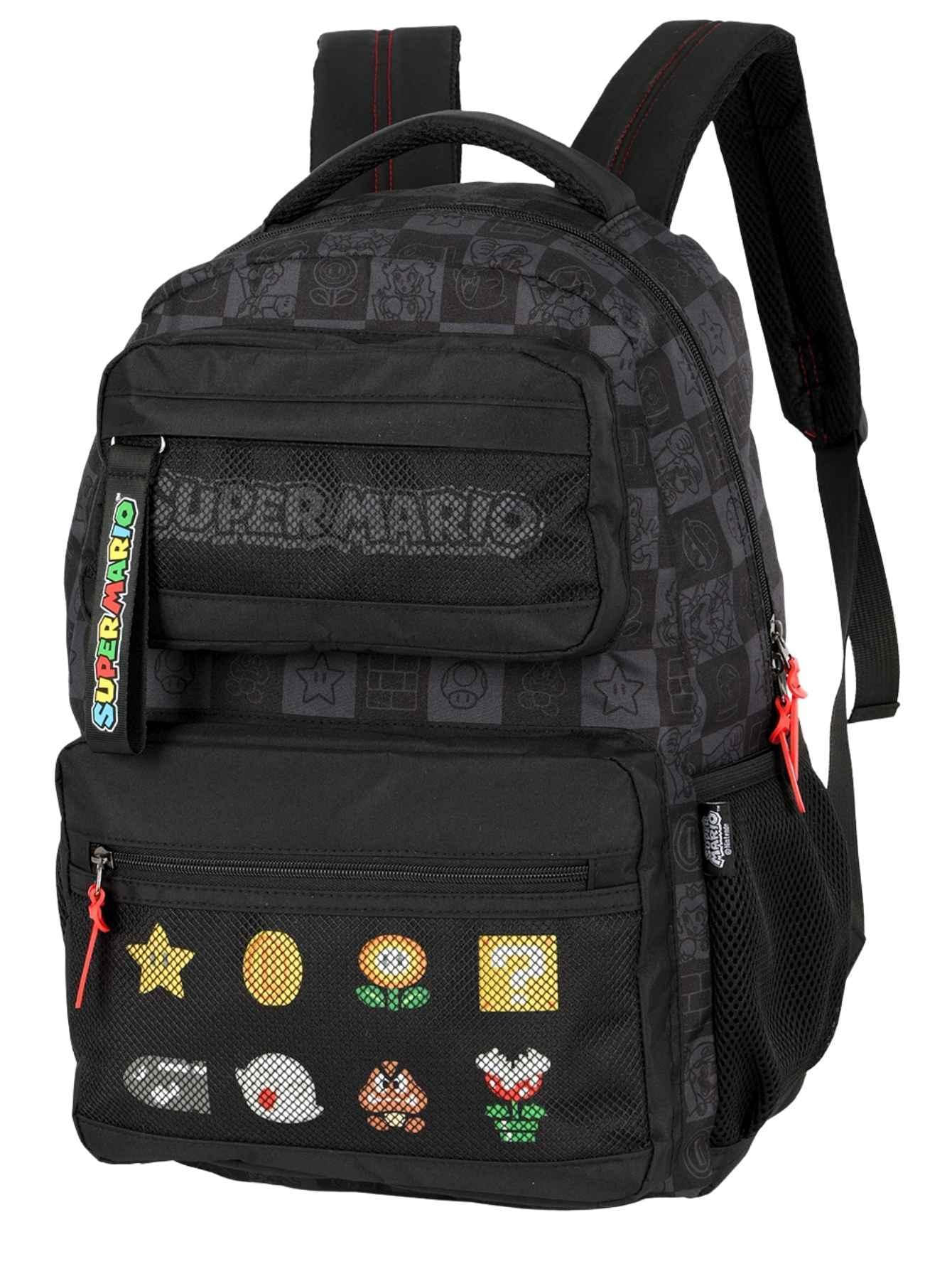 Kit Super Mario Game Mochila Costas + Lancheira Térmica - Carrefour