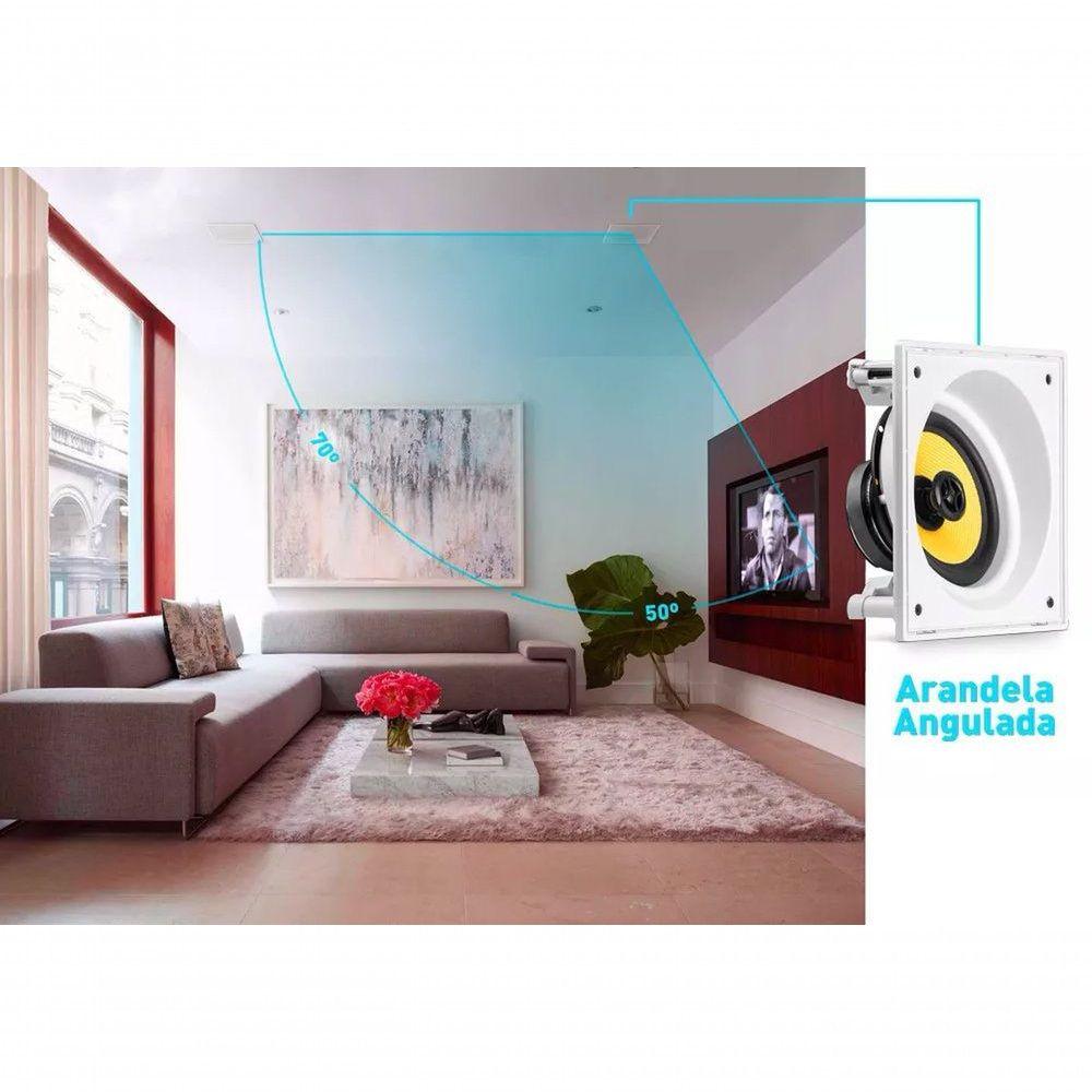 Arandela Sem Borda Frahm 6" 100W Angular - Carrefour